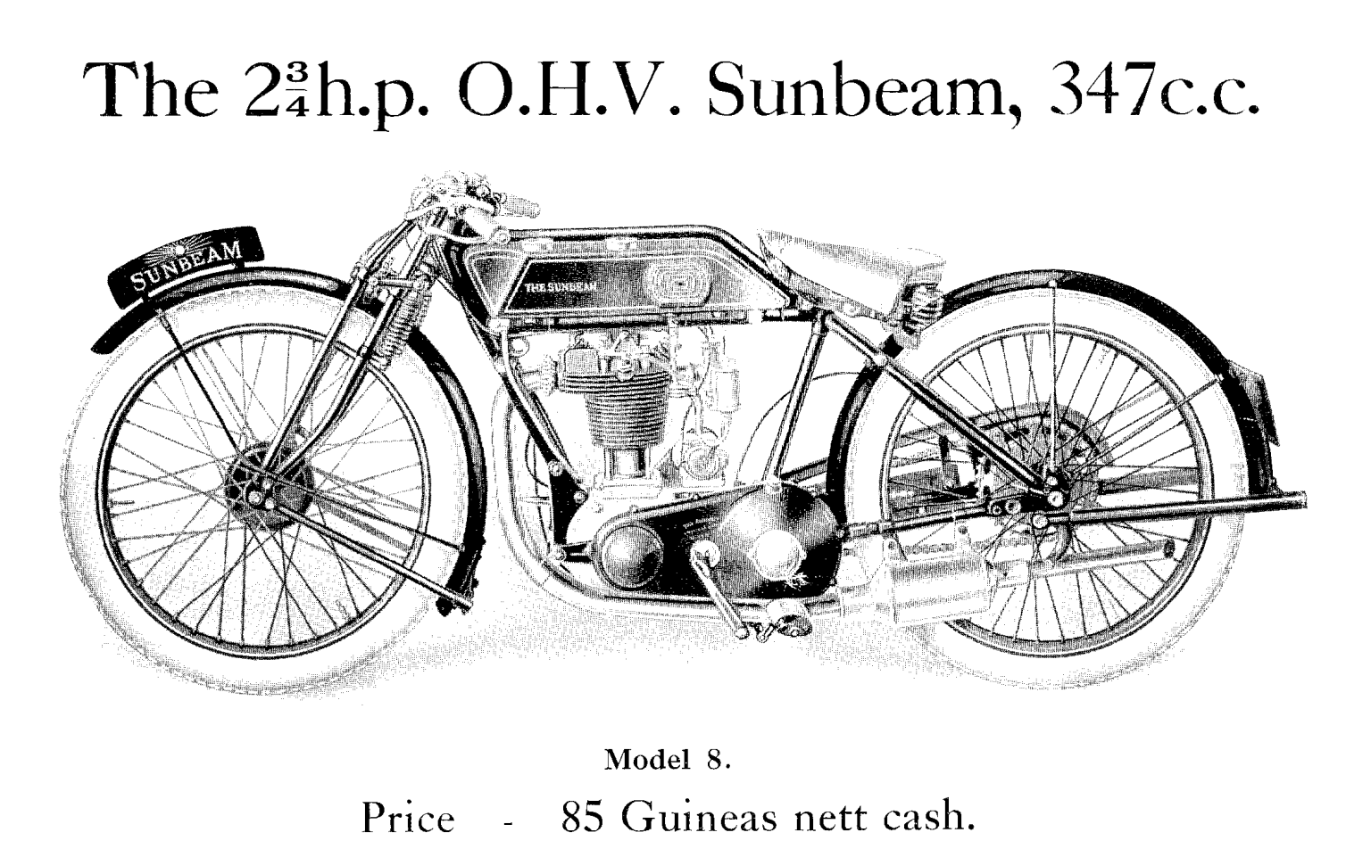The 350 Overhead Valves – Marston Sunbeam